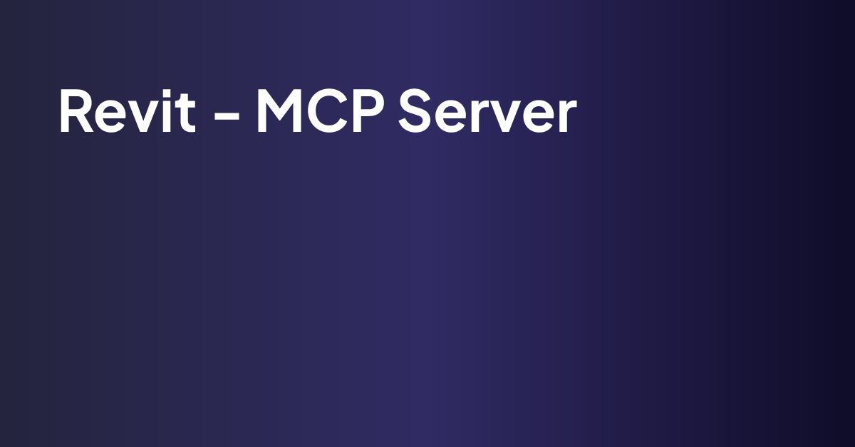 Revit Mcp Server